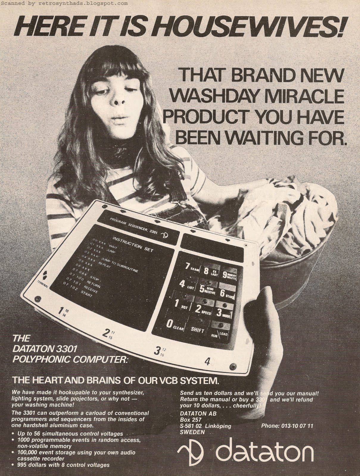 Mad Men: Synth Magazine Advertising – Electronic Sound