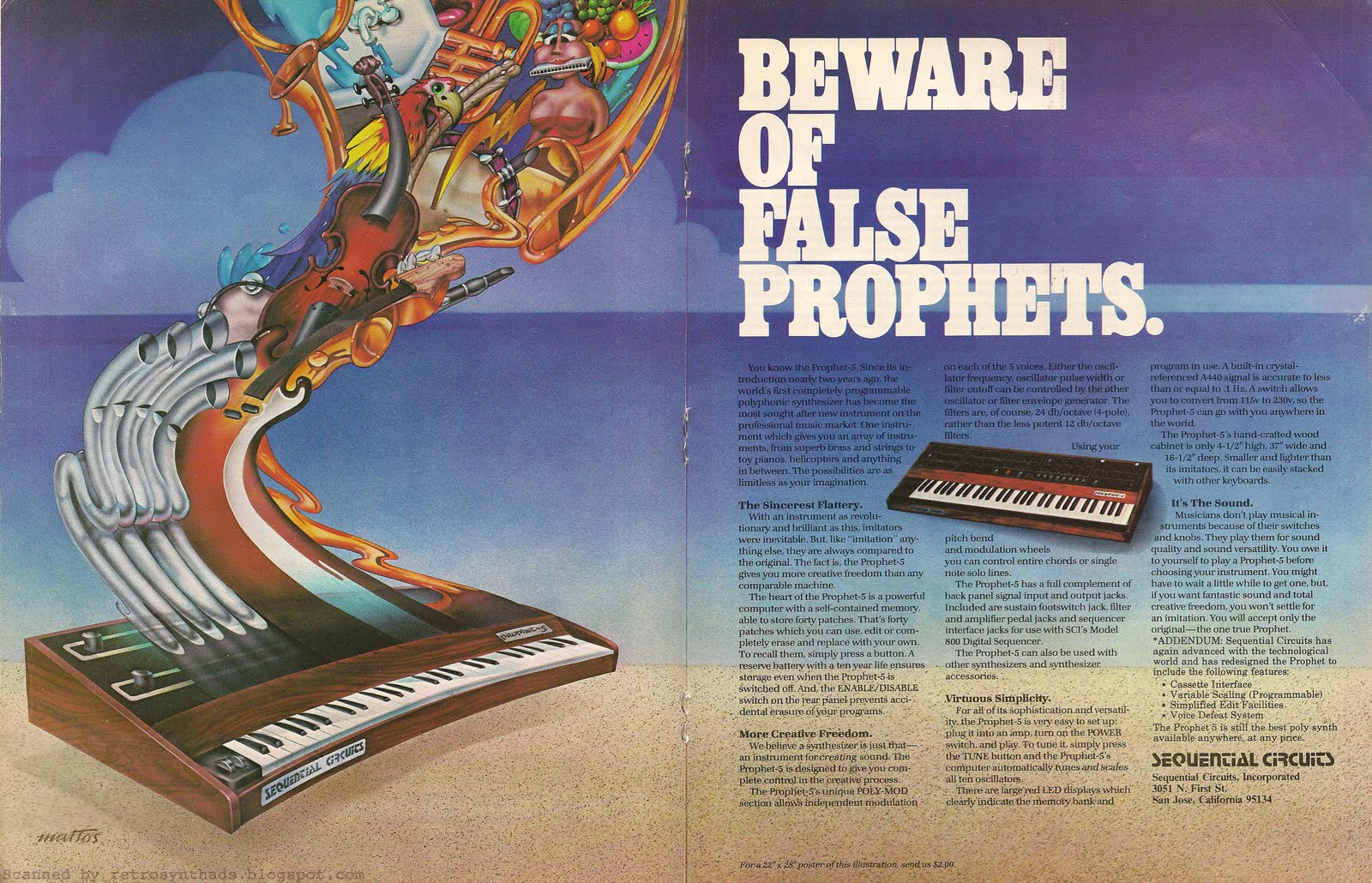 Mad Men: Synth Magazine Advertising – Electronic Sound